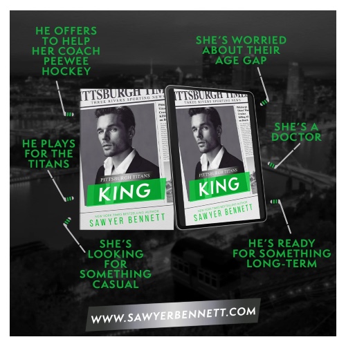 King (Pittsburgh Titans 14) by Sawyer Bennett-review tourThe Reading Cafe