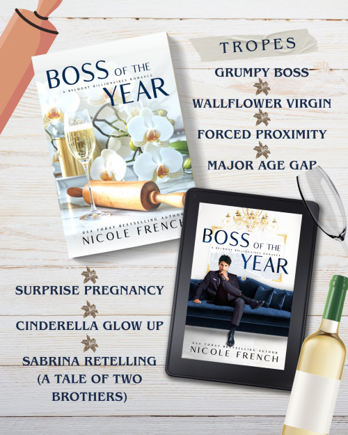 BOSS OF THE YEAR (Belmont Billionaires) by Nicole French-reviewThe Reading Cafe